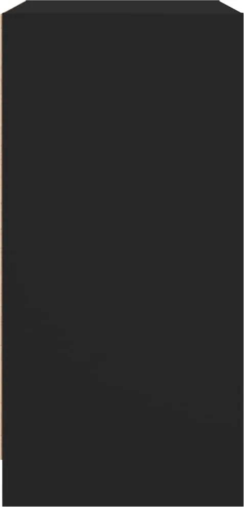 vidaXL Odkládací skříňka se skleněnými dvířky 68x37x75,5 cm [836421] Barva: hnědý dub