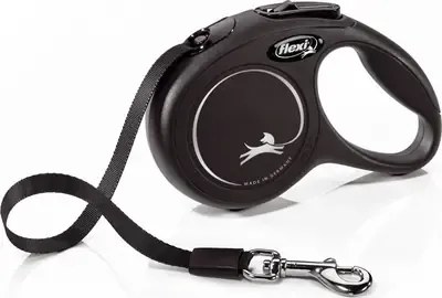 Flexi Classic XS pásek 3m černé / Vodítko