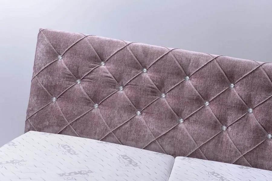 Pohoda Čalouněná postel CAMERON s úložným prostorem a volně loženou matrací | Látka: Aragon 72,Šířka matrace: 180 cm