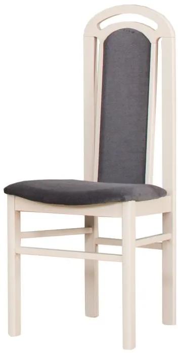 Židle KK (latte / grafitový velur)