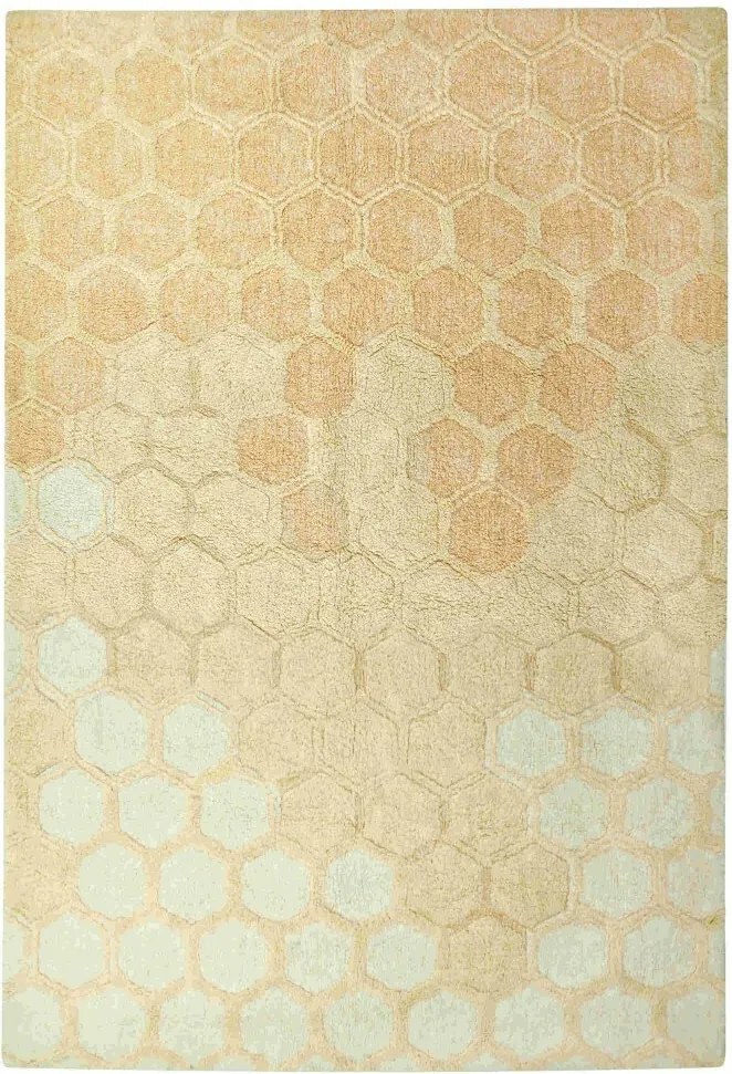 Lorena Canals, Dětský kusový koberec Sweet Honey, 140x200, žlutá, dětský pokoj