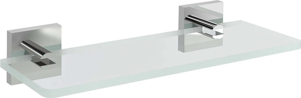 Sapho X-SQUARE - Polička, délka 30 cm, čiré sklo/chrom XQ009-13