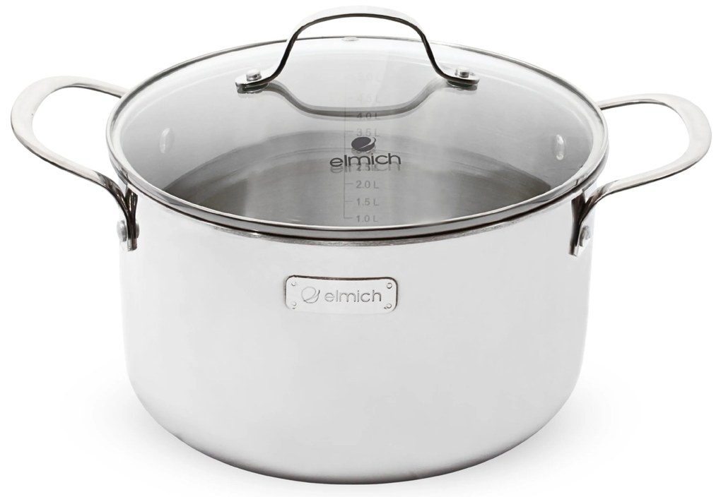 Elmich Třívrstvý nerezový hrnec na indukci Trimax 24 cm (6 l)
