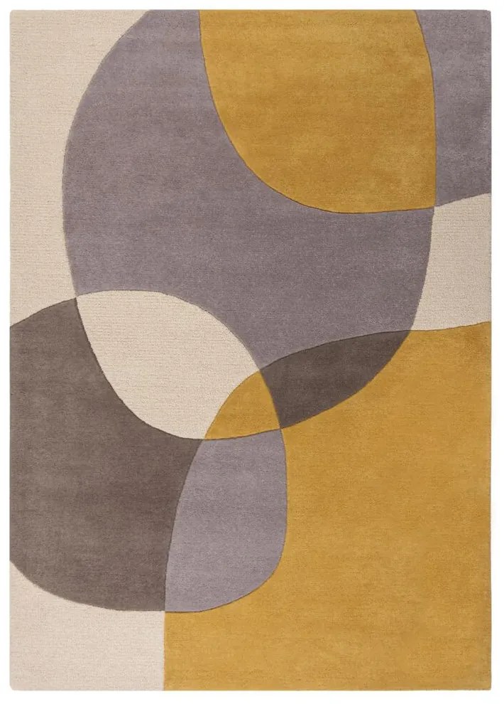 Flair Rugs, Kusový koberec Radiance Glow Ochre, 200x290, žlutá, ložnice