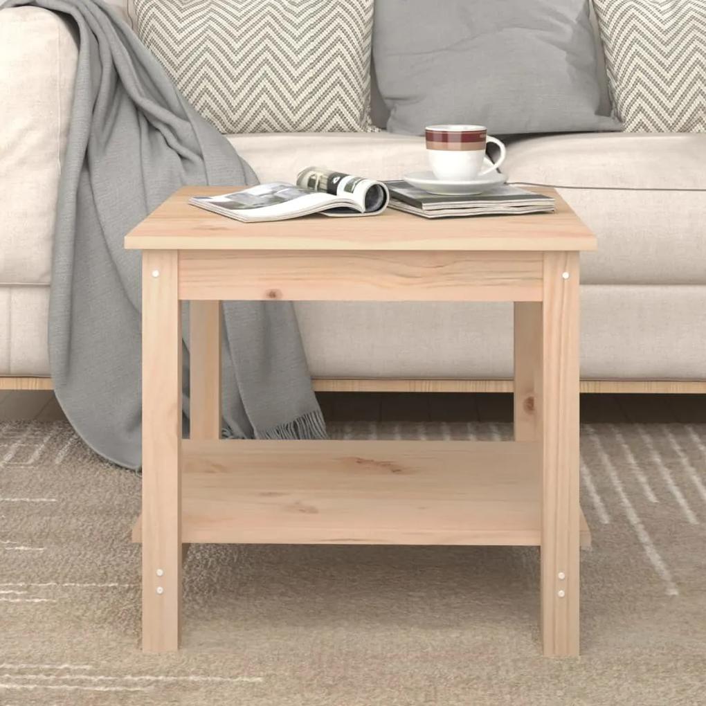vidaXL Konferenční stolek 50 x 50 x 45 cm masivní borové dřevo [822278] Barva: Přírodní