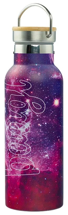 BAAGL - termoska s bambusovým víčkem Galaxy, 500 ml