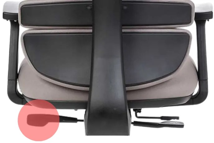 MERCURY Ergonomická kancelářská židle WORKEASE - šedá látka