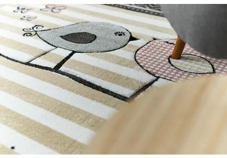 koberec PETIT PTÁCI, krémový velikost 160x220 cm | krásné koberce cz