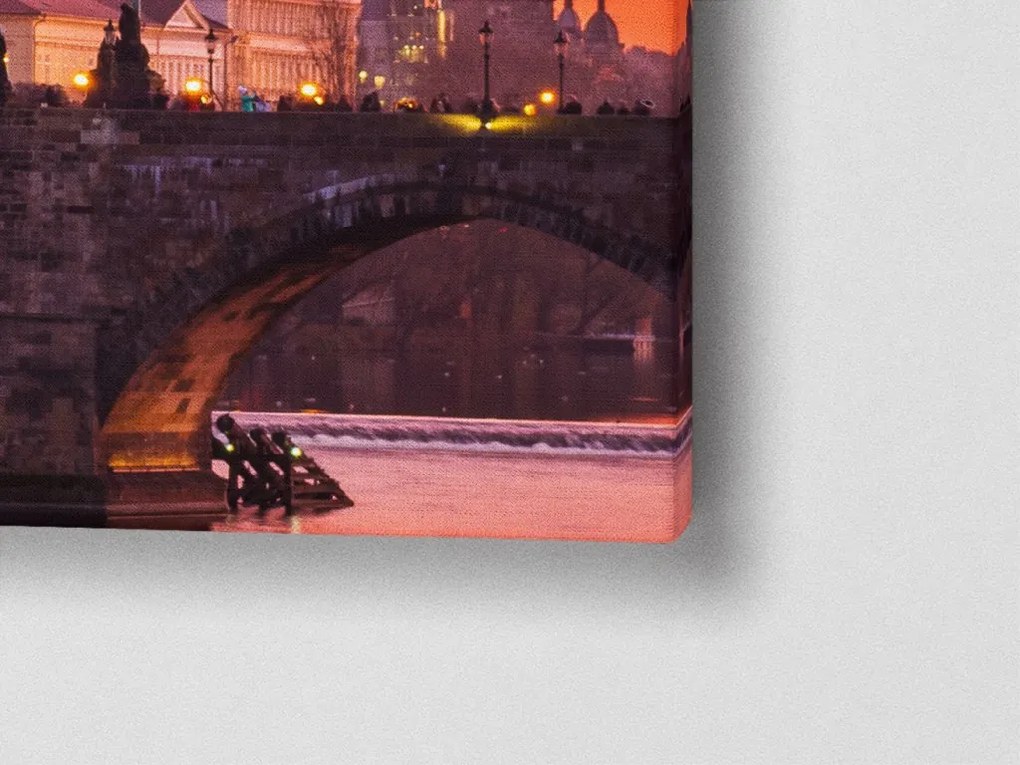 Liox XXL Obraz pražský karlův most Rozměr: 250 x 125 cm