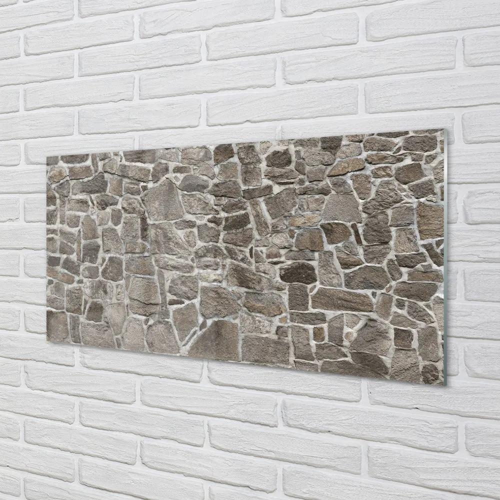 Skleněný panel Kamenného zdiva cihla 140x70 cm