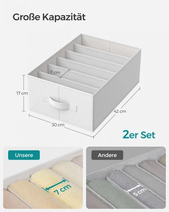 Set organizérů na prádlo RUS009W02