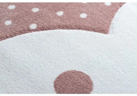 koberec PETIT KRÁLÍČEK, růžový velikost 140x190 cm | krásné koberce cz