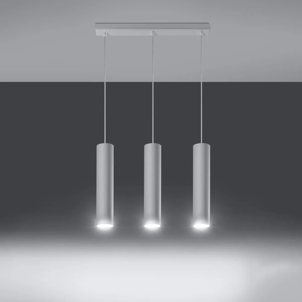 Sollux Lighting Závěsné svítidlo LAGOS 3L bílé