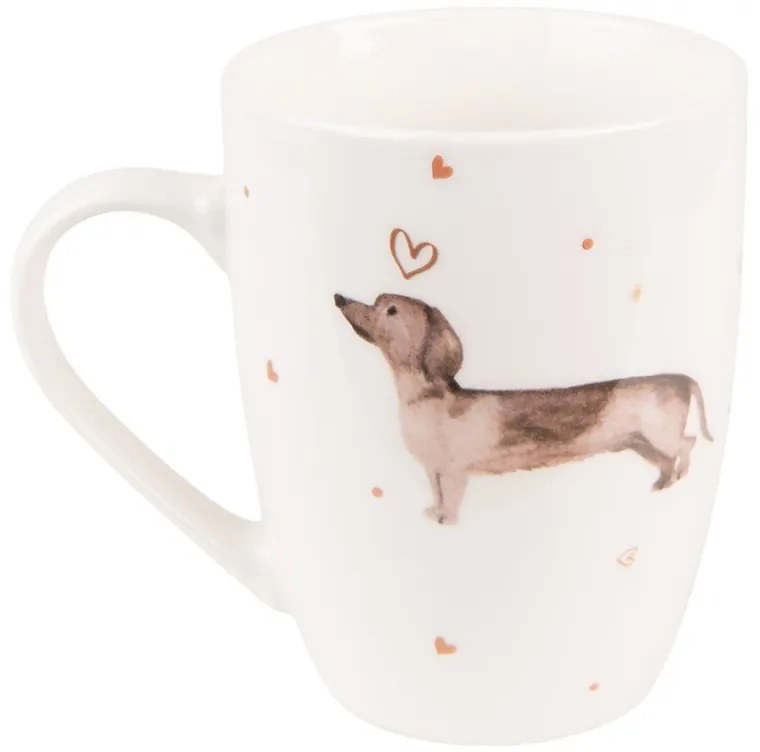 Porcelánový hrnek s jezevčíkem Dachshund Love – 300 ml