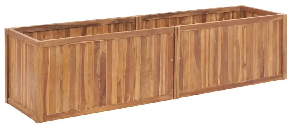 48975 vidaXL Vyvýšený záhon 200 x 50 x 50 cm masivní teakové dřevo