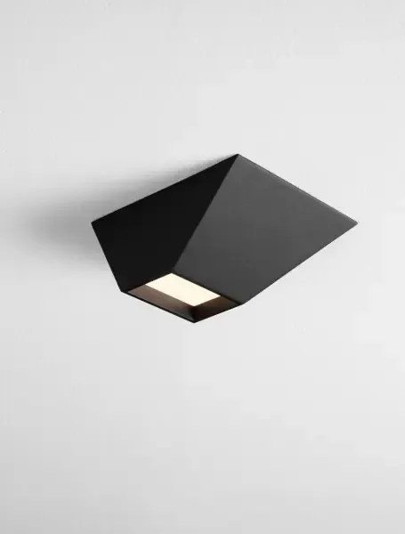 LED černé moderní stropní svítidlo Utopia