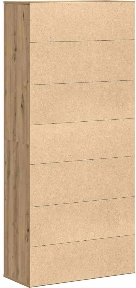 Vysoká skříň 80 x 35 x 180 cm Kompozitní dřevo dub artisan 3365562