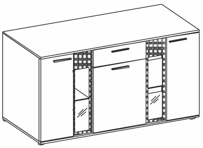 Casarredo Komoda SALSA dub sonoma