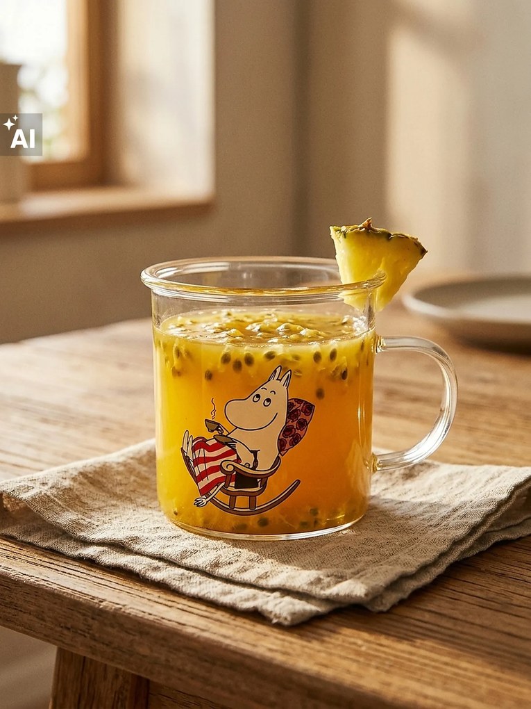 Sinsay - Skleněný hrnek s uchem The Moomins - vícebarevná