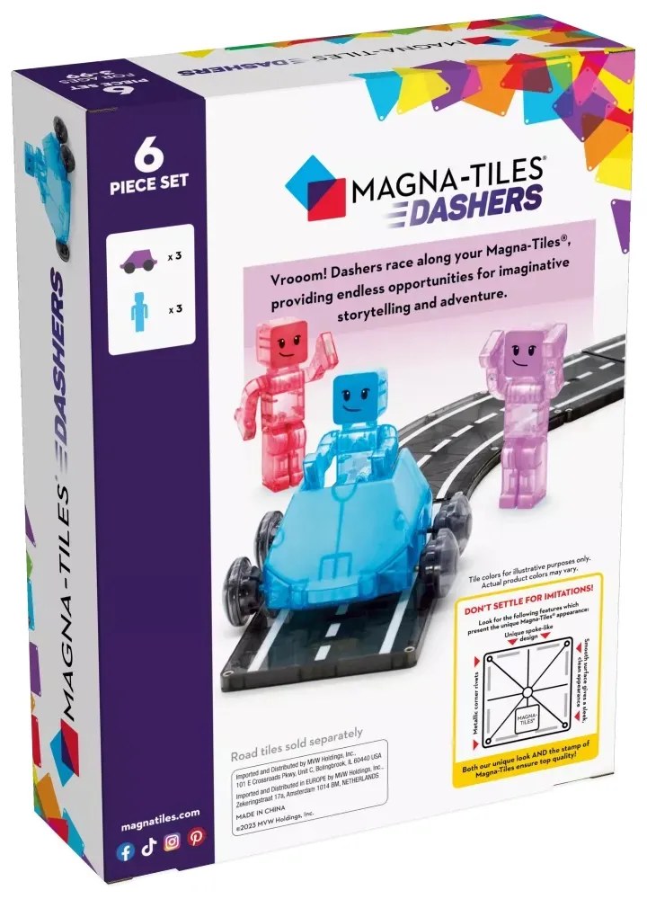 Magna-Tiles® Magnetická stavebnice Magna-Tiles 6ks