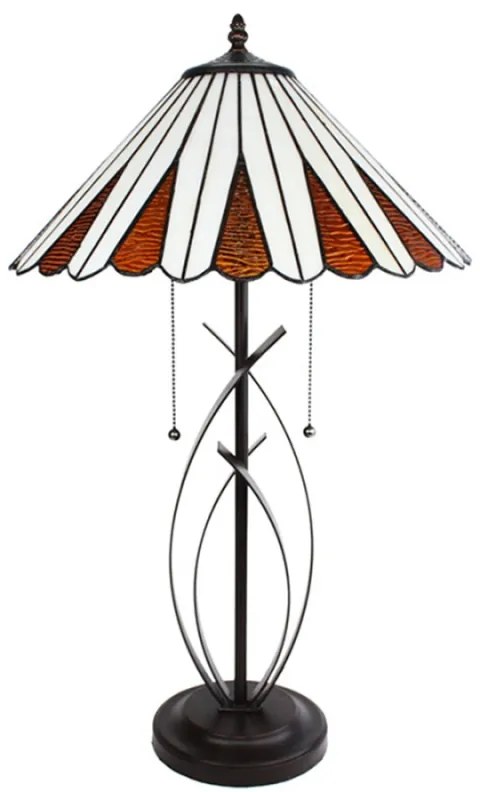 Stolní lampa Tiffany 41x69 cm E27/max 2x60W – 41x69 cm