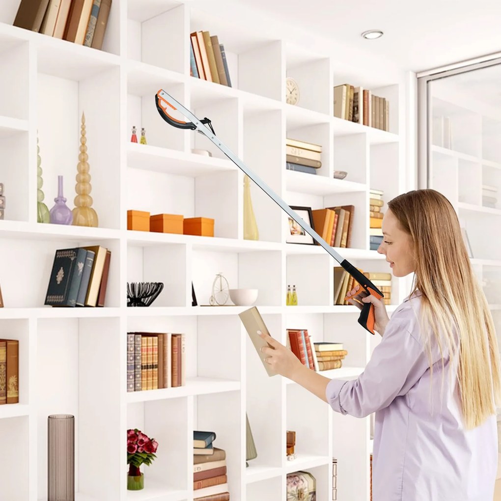 Costway Sada 2 extra dlouhých 88 cm uchopovacích kleští, zahradního chapadla