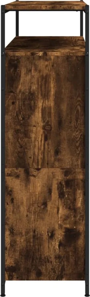 Botník se 4 výklopnými zásuvkami kouřový dub 100 x 34 x 112 cm 3214415