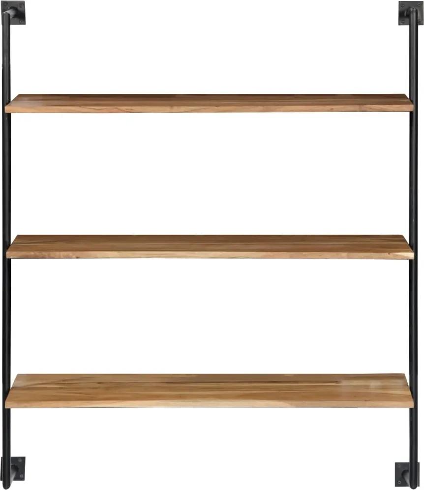 vidaXL Nástěnná police 94 x 35 x 113 cm masivní akáciové dřevo [247695]
