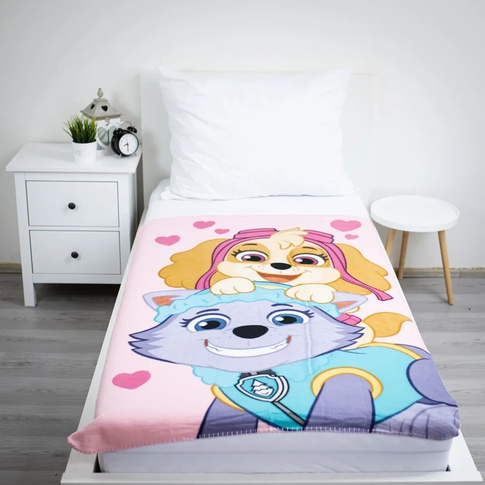 Fleecová dětská deka 100x150 cm Paw Patrol – Jerry Fabrics