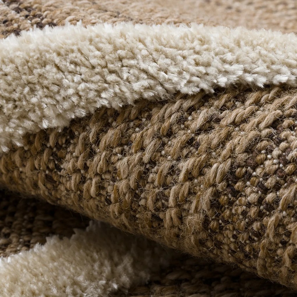 Dywany Łuszczów, Kusový koberec Spark 0708A beige/cream, 180x270, béžová, chodba / předsíň