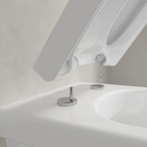 Villeroy & Boch 8M42S101 - Záchodové prkénko SoftClose SUBWAY 3.0 bílá