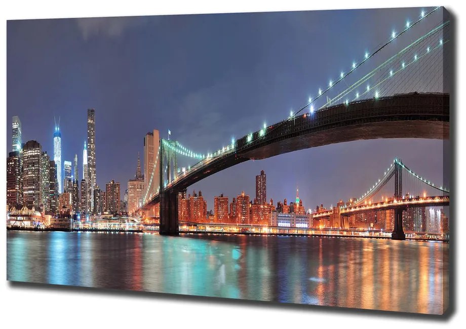 Wallmuralia Foto obraz na plátně Manhattan New York 100x70 cm