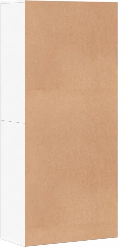 Botník bílý 80 x 39 x 178 cm kompozitní dřevo 3276672