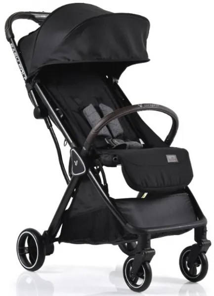 Cangaroo Dětský lehký kočárek Easy fold, do 22kg - černý