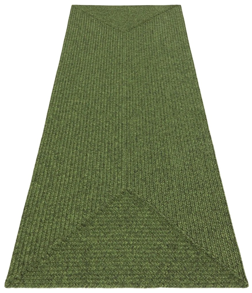 NORTHRUGS - Hanse Home koberce Kusový koberec Braided 105554 Green – na ven i na doma - 120x170 cm