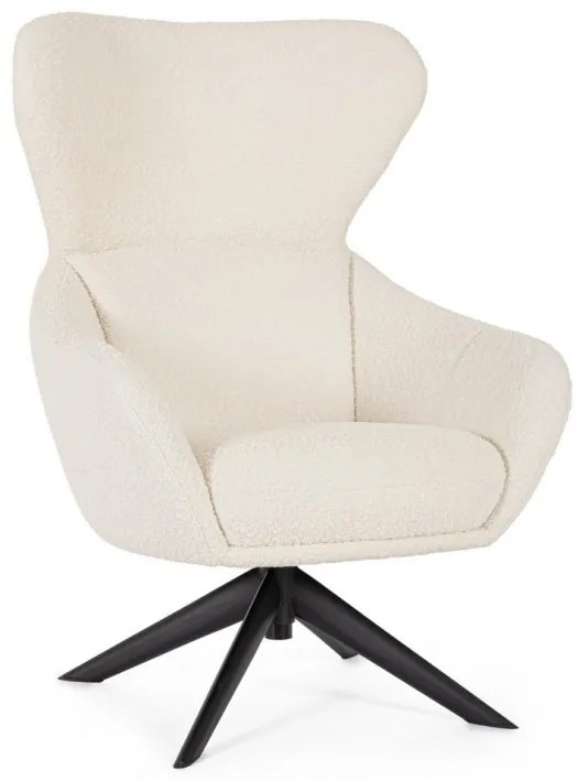 BIZZOTTO Otočné křeslo HAILEY bílé 0733497