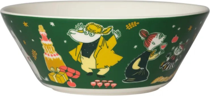 Miska Moomin Gift of Love 15cm, zelená