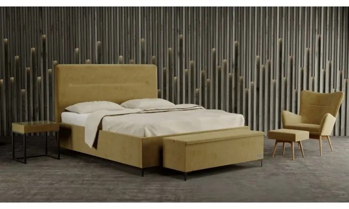 Materasso Slovakia, s.r.o. Postel SOUL, 160 x 200 cm, Design Bed, Potahová látka skupina C