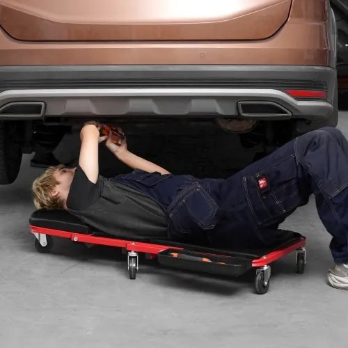 91,4 cm Foldable Z Garage Creeper Mechanic Creeper Stool Kapacita 136,1 kg