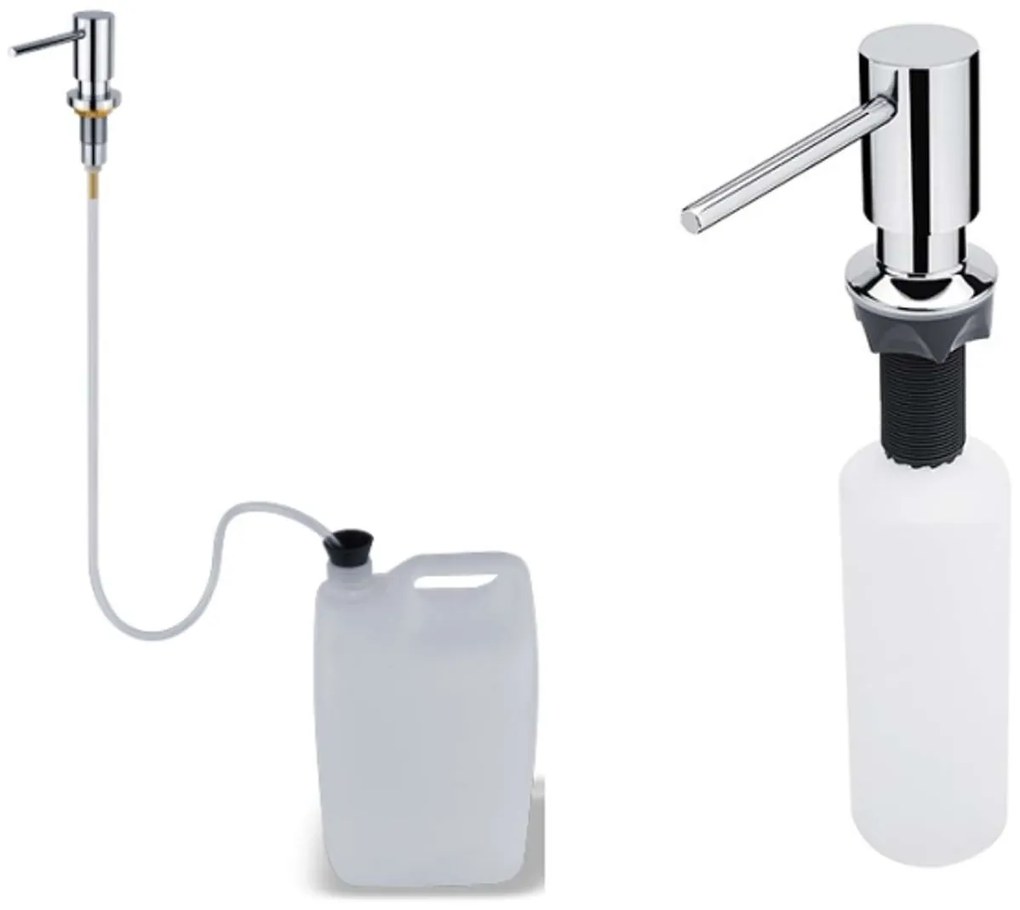 Nimco - Dávkovač dezinfekce nebo mýdla, vestavný, 350 ml, chrom UN 4031VH-26