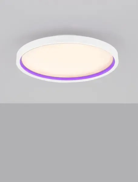 Moderní stropní svítidlo Chet RGB 39 s dálkovým ovládáním