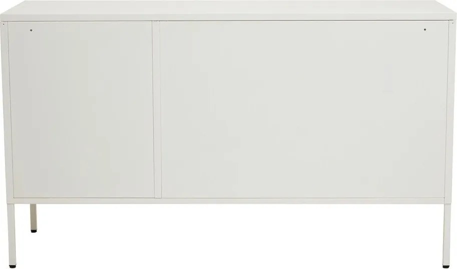 Bílá ocelová vitrína 140x80x45 cm Acier – Premier Housewares