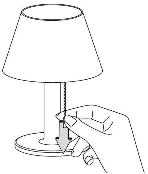 LED Stmívatelná solární lampa VIOLA LED/3,7V 1200 mAh IP44