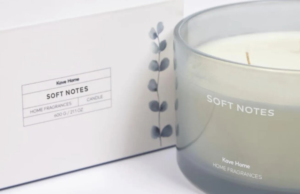 Vonná svíčka Kave Home Soft Notes 600 g