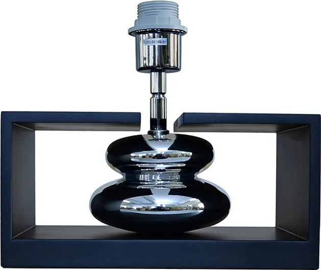 Designová stolní lampa Kamaria 35 cm černá