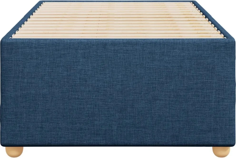 Rám postele bez matrací modrá 90x190 cm textil 3284700
