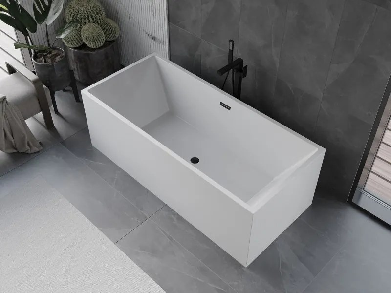 Mexen Vigo volně stojící vana 178,5 x 80 cm, bílá, přepad černý - 51251788000-70