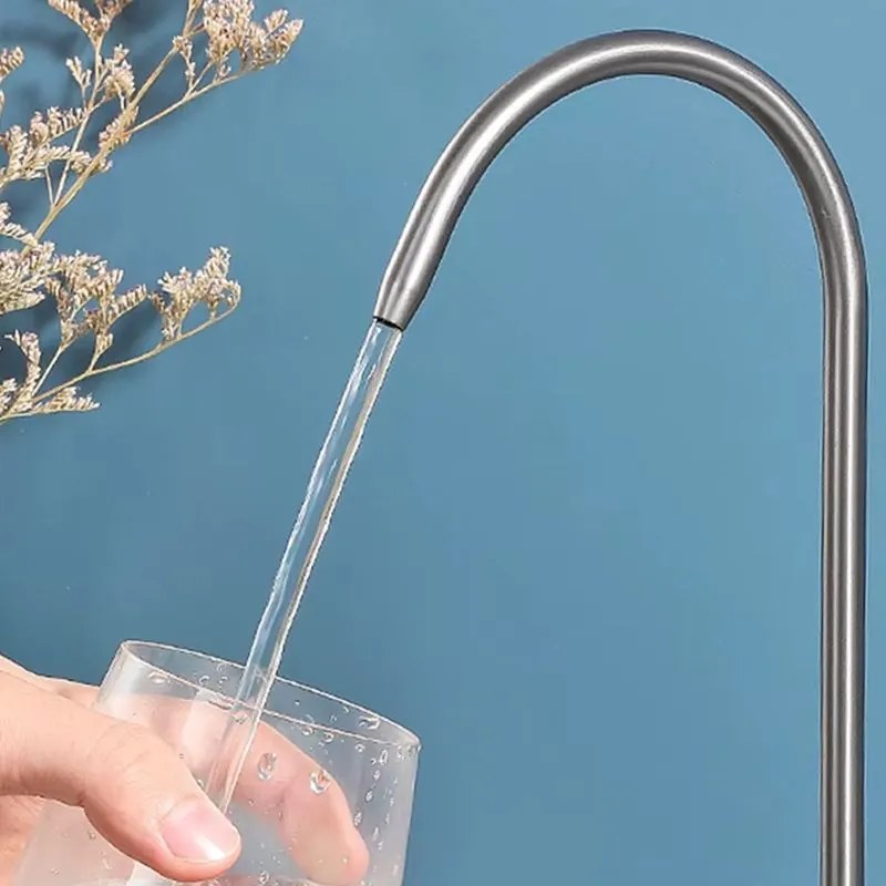 Rea Eco Fresh, dřezová baterie s výtokem pro filtr pitné vody, broušená ocel, REA-B7563