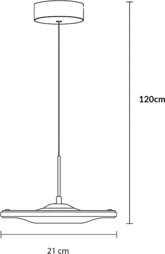 Brilagi - LED Lustr na lanku VERANO LED/15W/230V