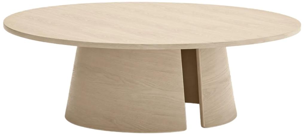 OnaDnes -20% Bělený dřevěný konferenční stolek Teulat Cep 110 cm